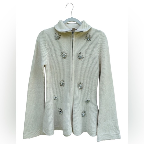 Boston Proper | Sweaters | Boston Proper Ivory Knit Sweater | Poshmark